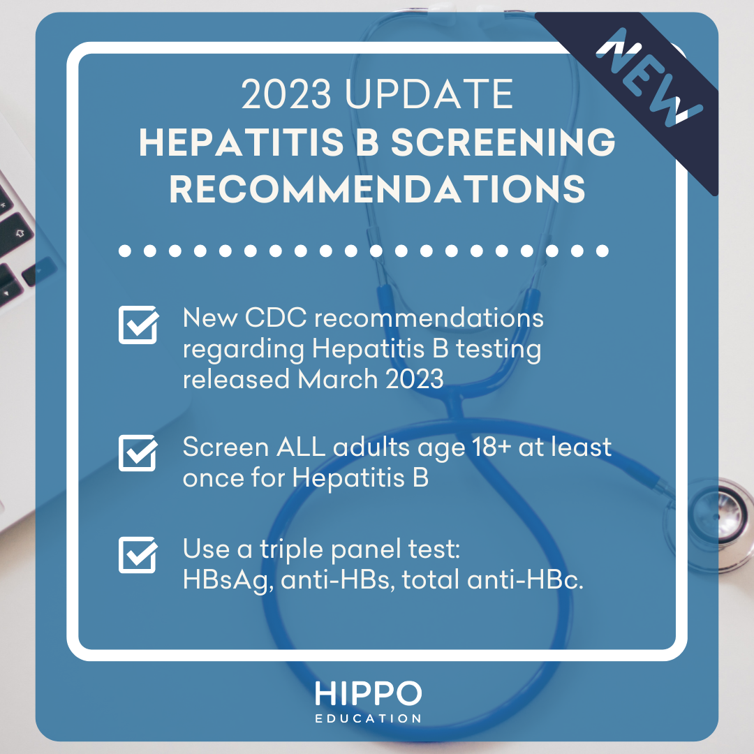 New Hepatitis B Screening Recommendations for 2023